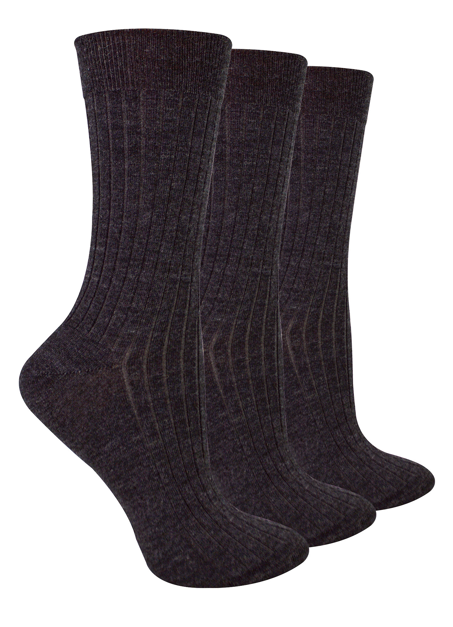 Art. 130 Ladies Merino Wool Socks E 130 DRK GRY X3 - Gifyu